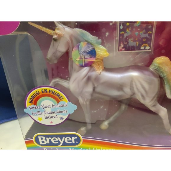 Breyer | Toys | Breyer Rainbow Magical Unicorn Freedom Series Walmart ...
